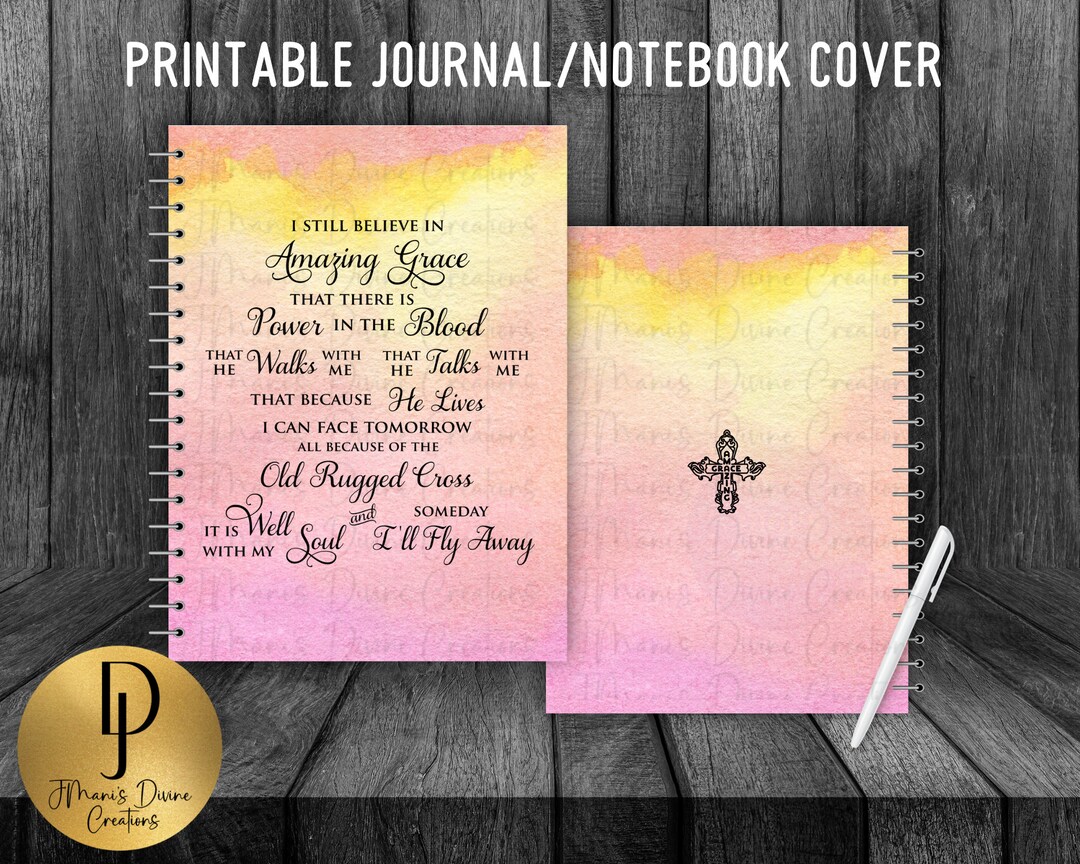 Printable Planner Cover Digital Planner Christian Planner - Etsy