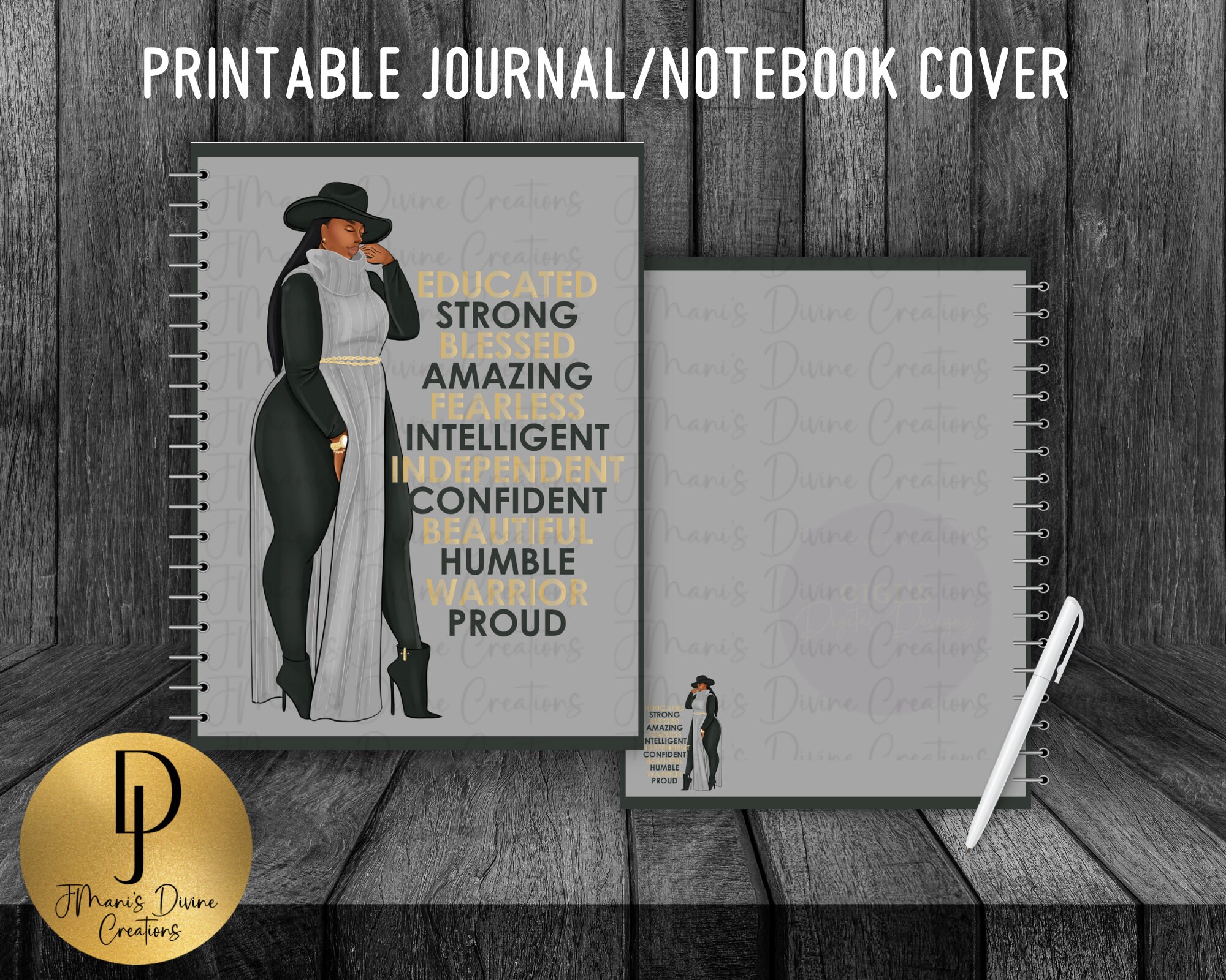 Printable Planner Cover Notebook Cover Christian Journal - Etsy