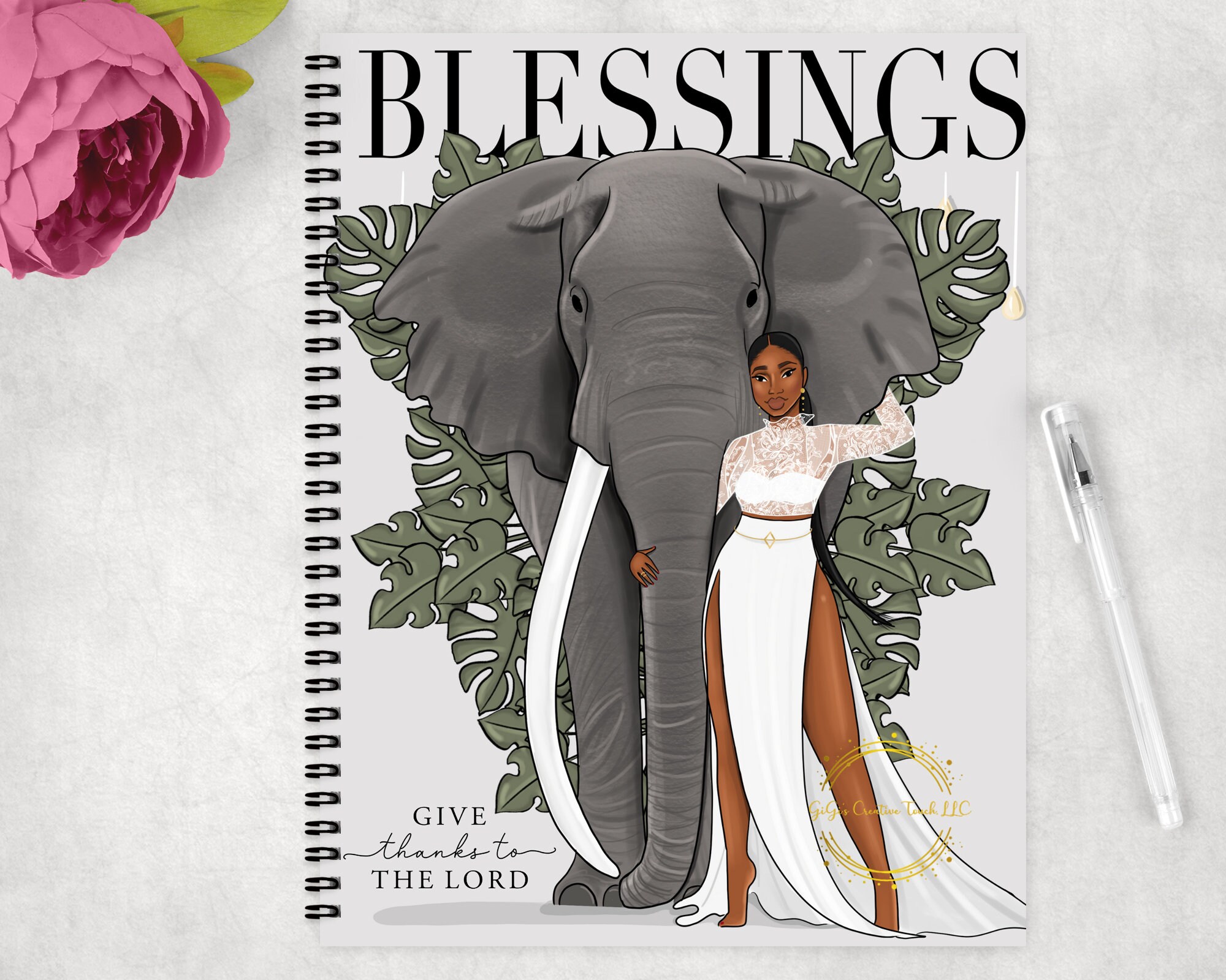 Printable Planner Cover Notebook Cover Blessings Christian - Etsy