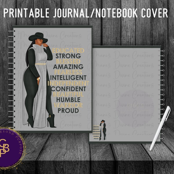 Black Woman Journal - Etsy