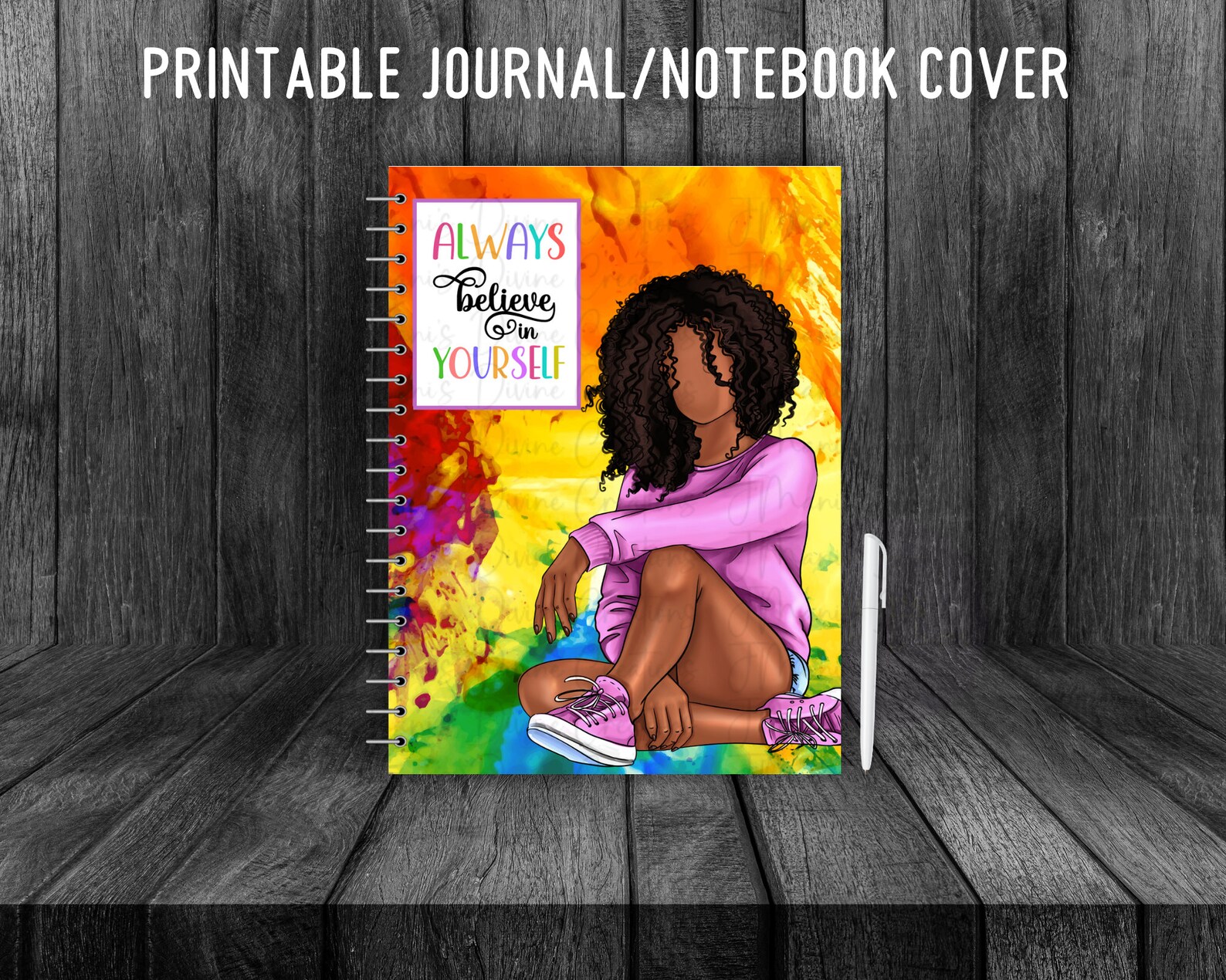 Printable Planner, Digital Download Diary for Teens, Teen Girl Notebook ...