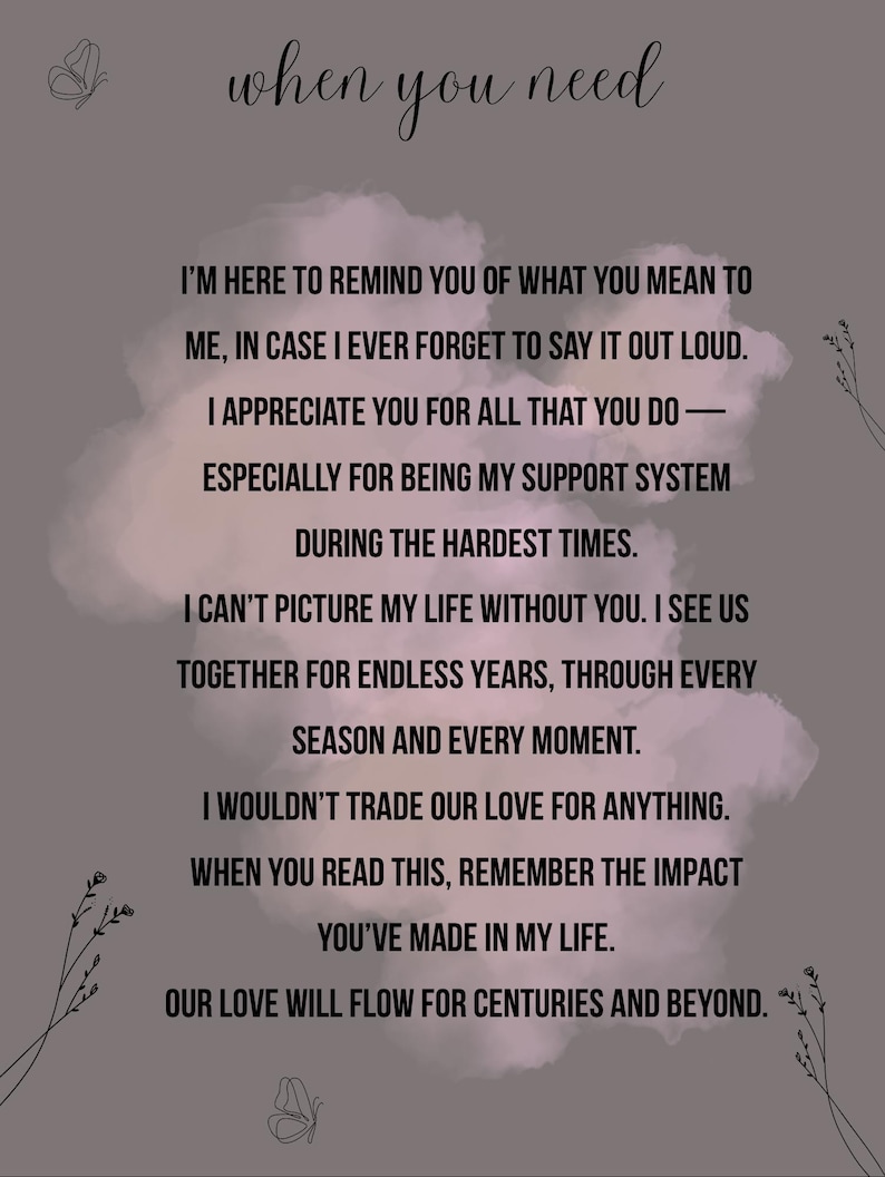 Open When… Digital Love Notes | Romantic Messages for Couples ...