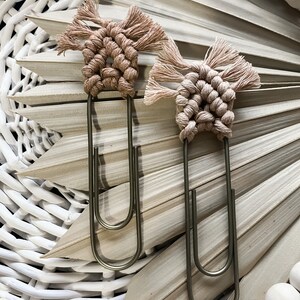 Macrame Jumbo Bookmarks - Etsy