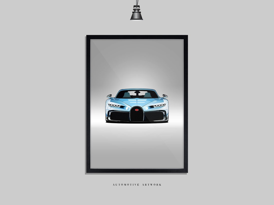 Bugatti - Chiron Profilee | 2 Frame Options / Print Only Also Available ...