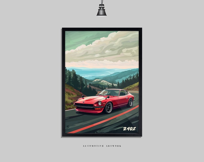 1970 Datsun 240Z Poster Size Ad - Etsy
