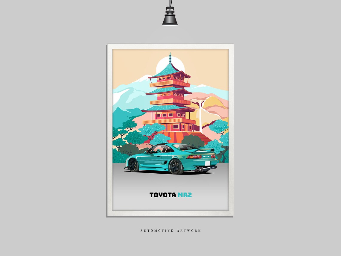 Toyota MR2 2 Frame Options / Print Only Also Available - Etsy