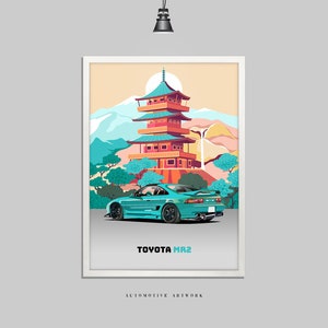 Toyota MR2 2 Frame Options / Print Only Also Available - Etsy