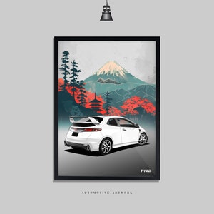 Honda - FN2 Mugen Type R | 2 Frame Options / Print Only Also Available ...