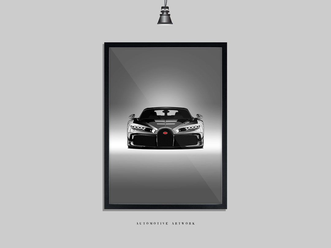 Bugatti - Chiron Profilee #2 | 2 Frame Options / Print Only Also ...