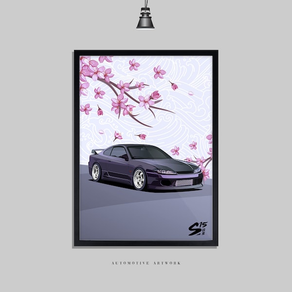 Nissan Silvia Print - Etsy