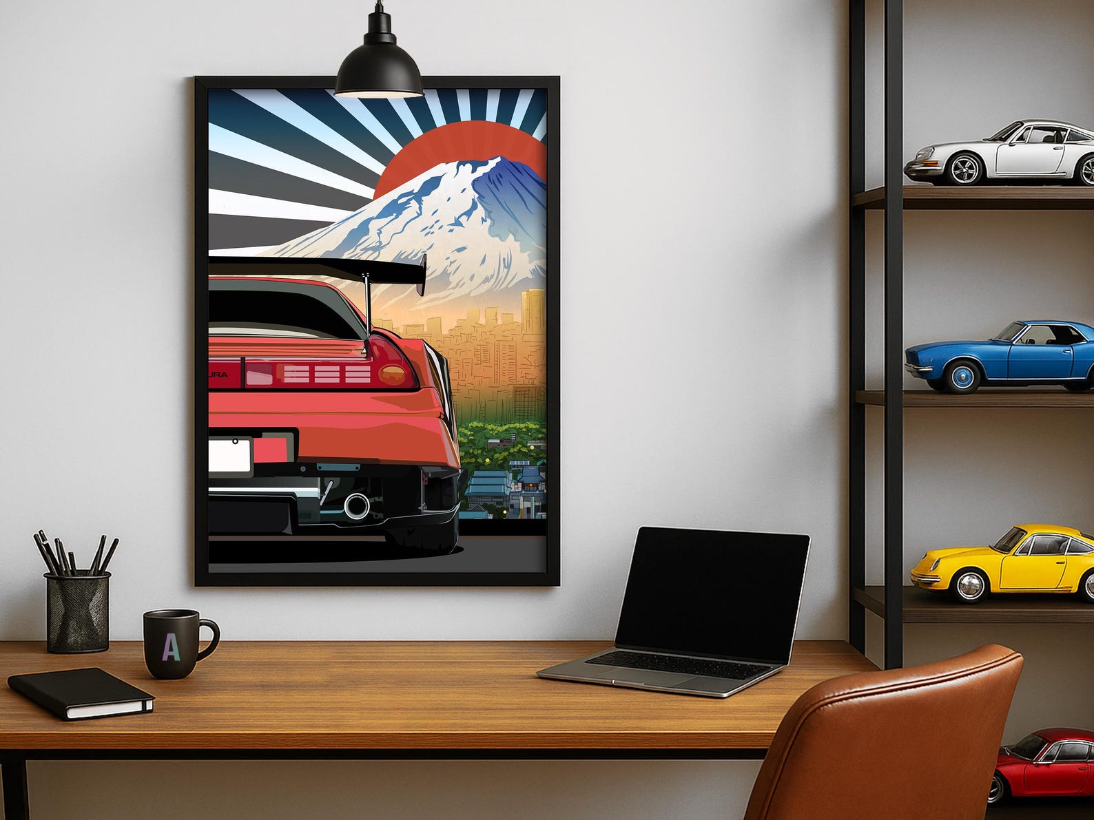 Honda - NSX | 2 Frame Options / Print Only Also Available (A5-A3 ...