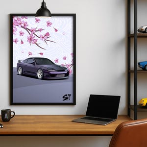 Nissan - Silvia S15 | 2 Frame Options / Print Only Also Available (A5 ...