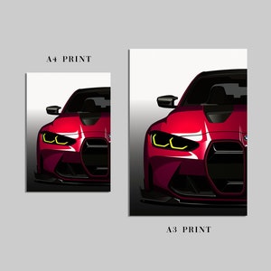 M3 CS 2 Frame Options / Print Only Also Available A5-A3 Digitally Hand ...