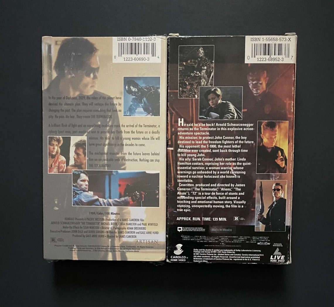 The Terminator VHS Factory Sealed VHS Limited Edition - Etsy