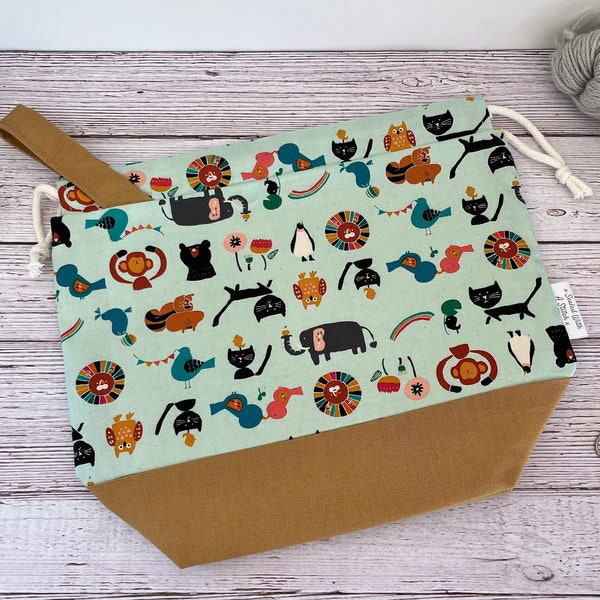 Sock Monkey Project Bag - Etsy