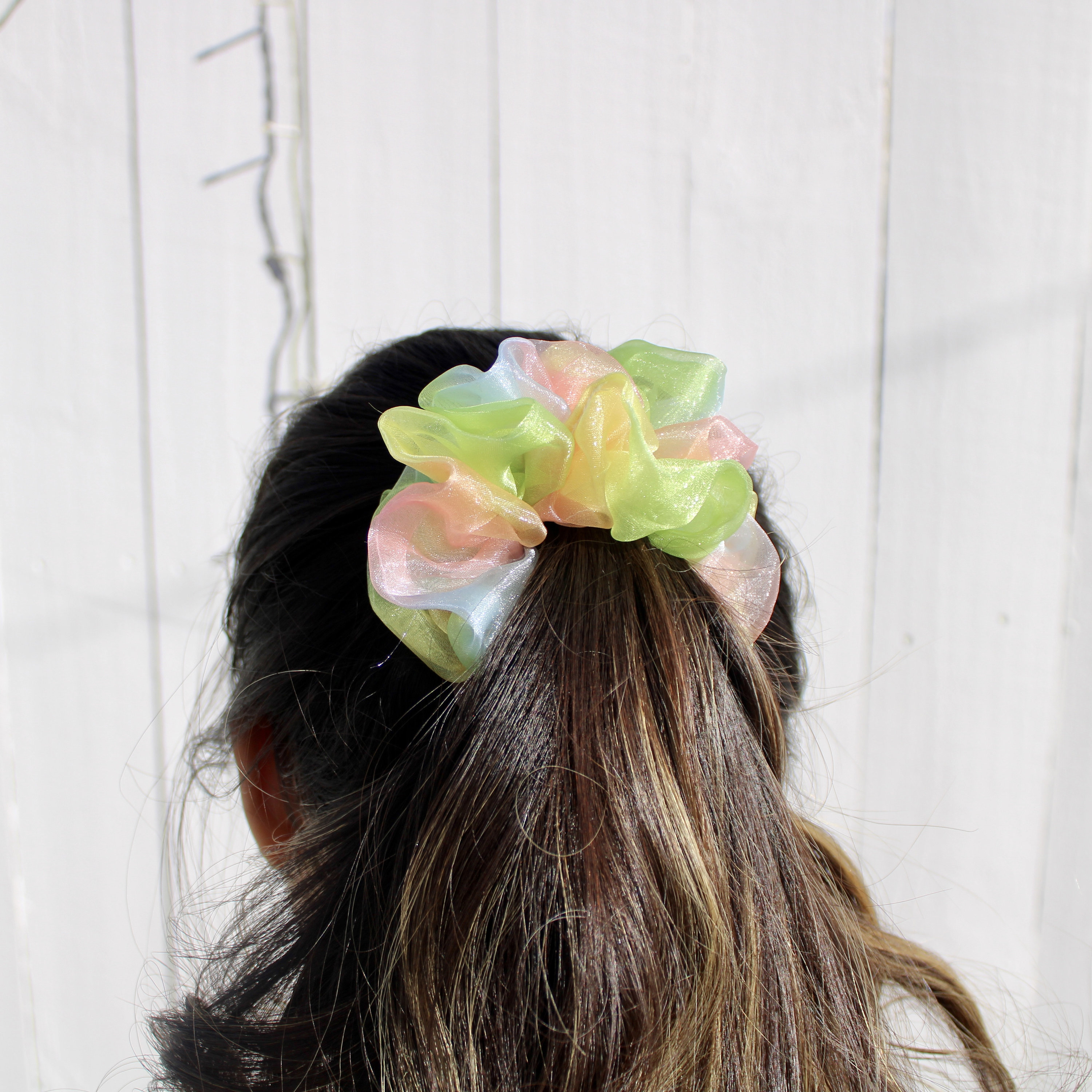 Rainbow Scrunchies SET Colorful Scrunchies Rainbow Hair | Etsy