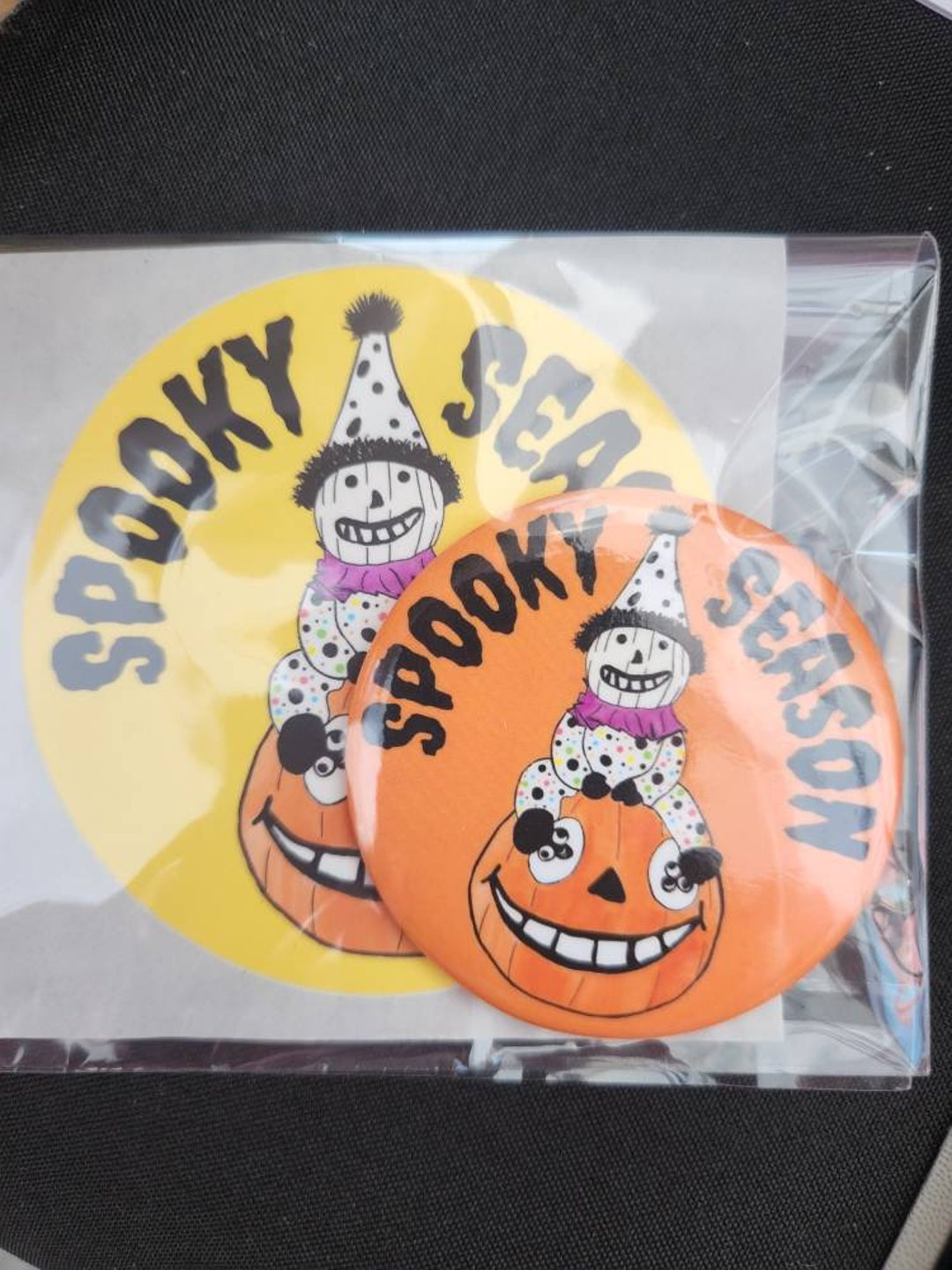 Spooky Button - Etsy