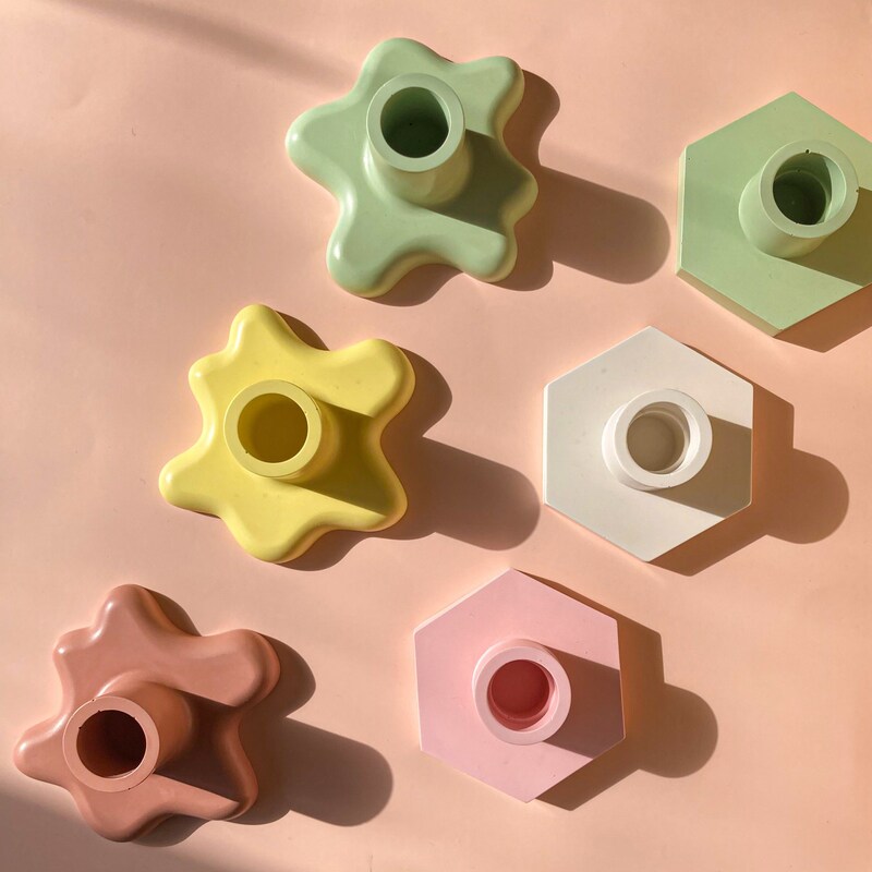 Geometric Candle Holder - Etsy