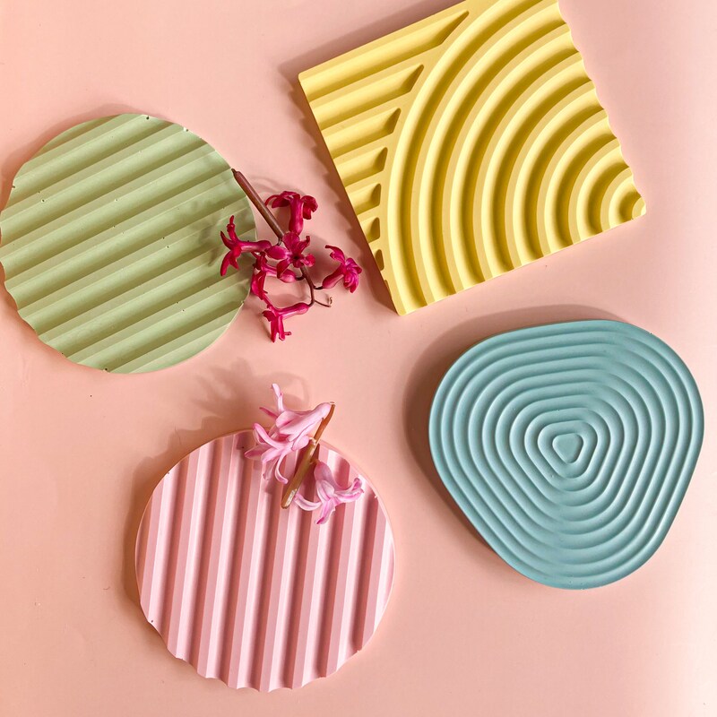 Funky Coasters - Etsy