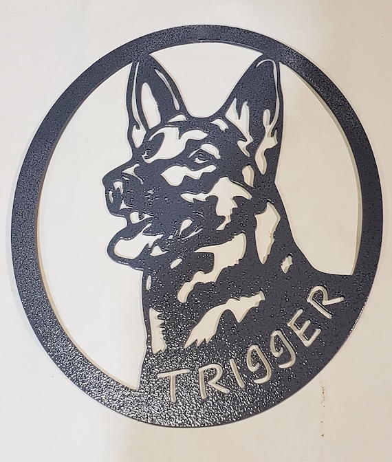 German Shepherd Dog Aluminum Sign | Etsy