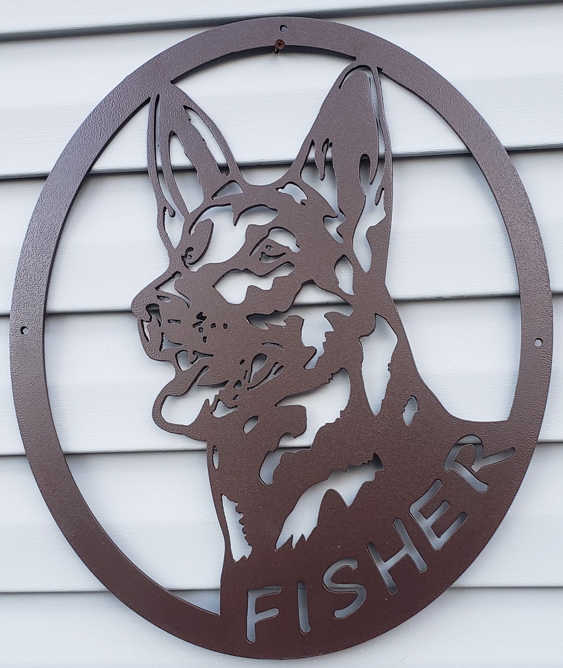 German Shepherd Dog Aluminum Sign - Etsy