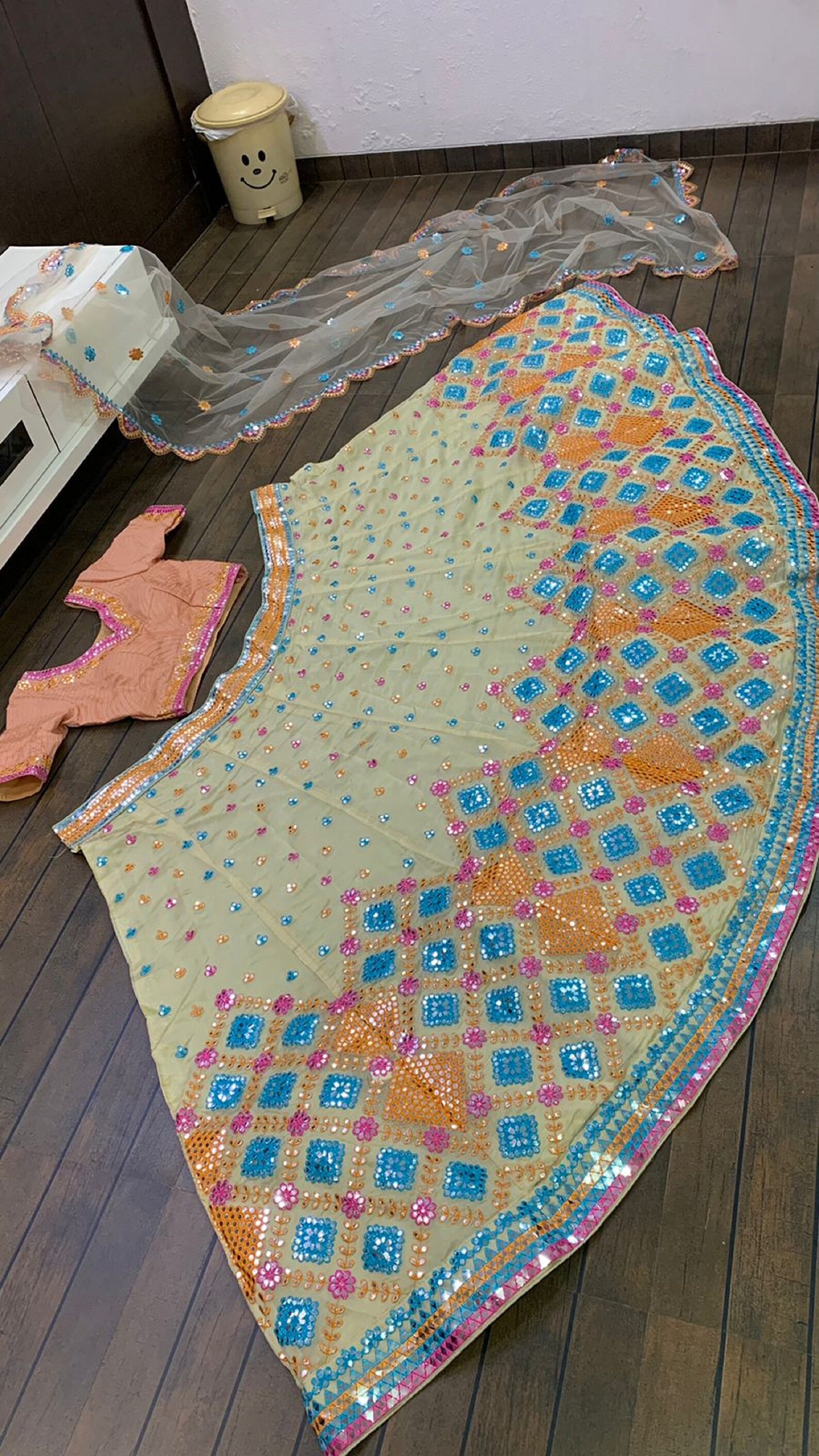 Attractive Multi Color Lehenga Choli for Women Ready to Wear - Etsy