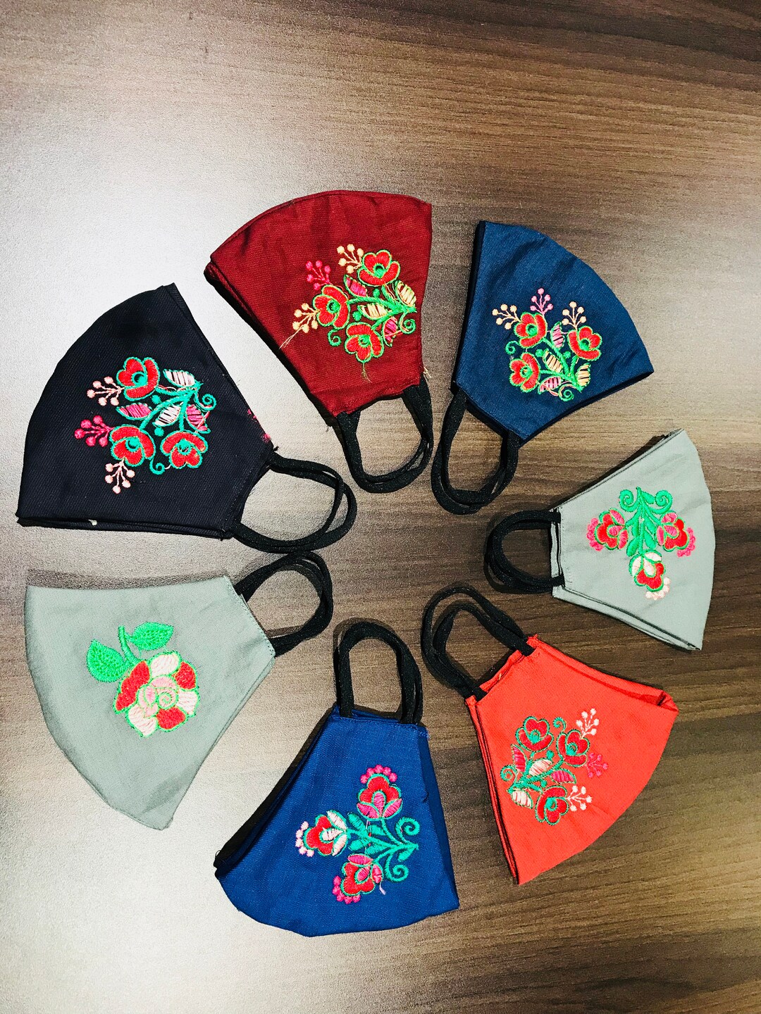 Bulk Embroidery Mask, Bulk Face Mask, Bulk Mask Wedding, Embroidery ...