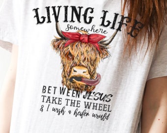 Living Life Heifer PNG, Instant Download, Sublimation Graphics, Clipart ...