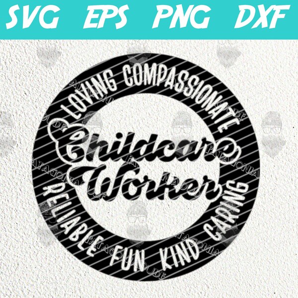 Childcare Worker Svg - Etsy