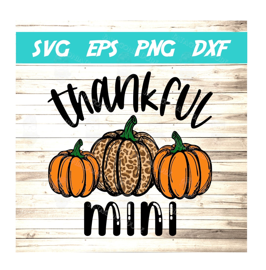 Thankful Mini SVG - Etsy