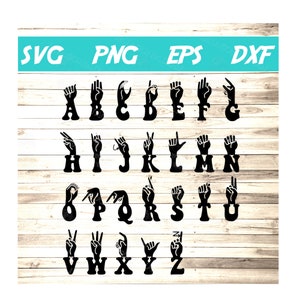 American Sign Language Svg ASL Svg Sign Language Hand Sign Language Svg ...