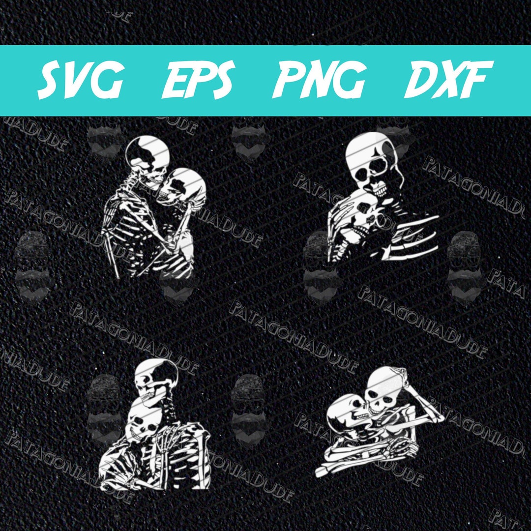 Skeleton Couple SVG PNG, Skeleton Lovers Bundle SVG - Etsy