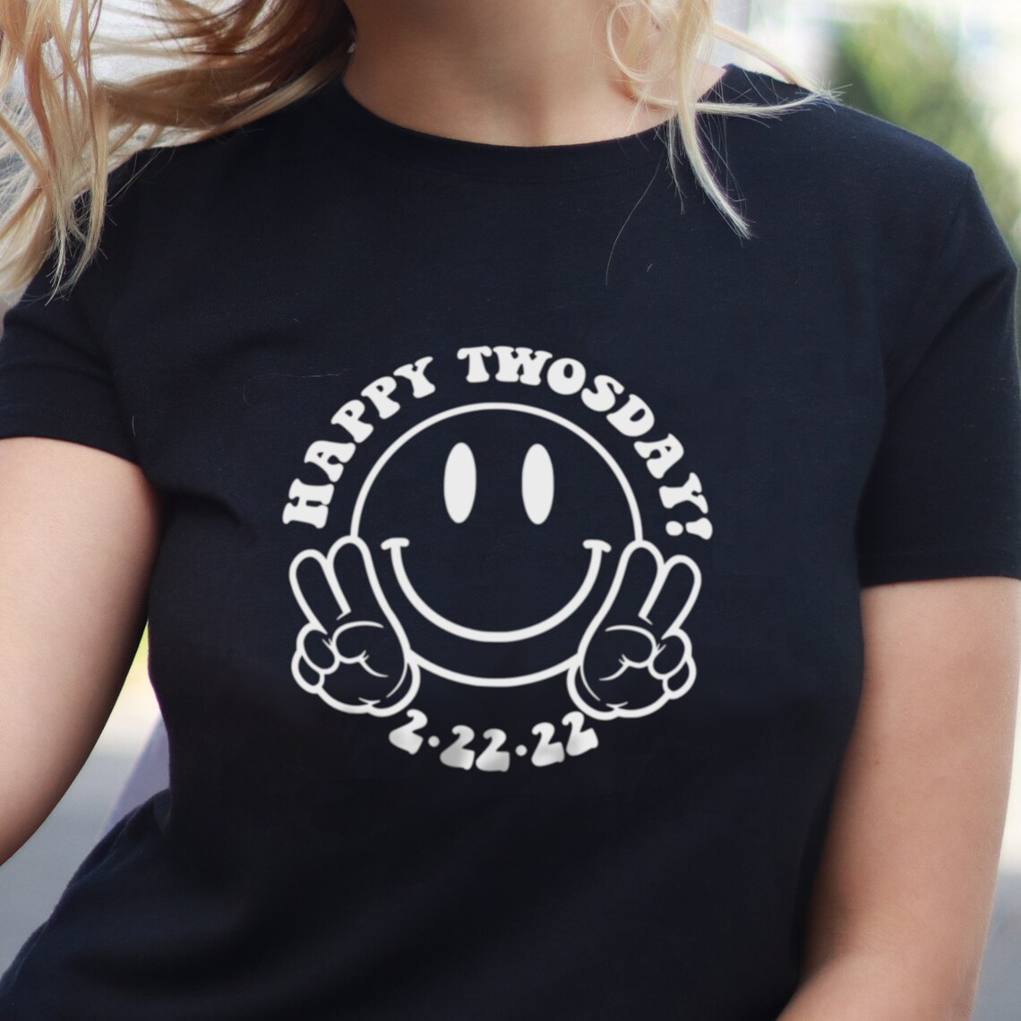 2 22 22 SVG Happy Twosday | Etsy