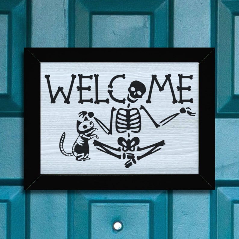 Halloween Welcome Sign SVG Halloween Welcome Sign PNG - Etsy