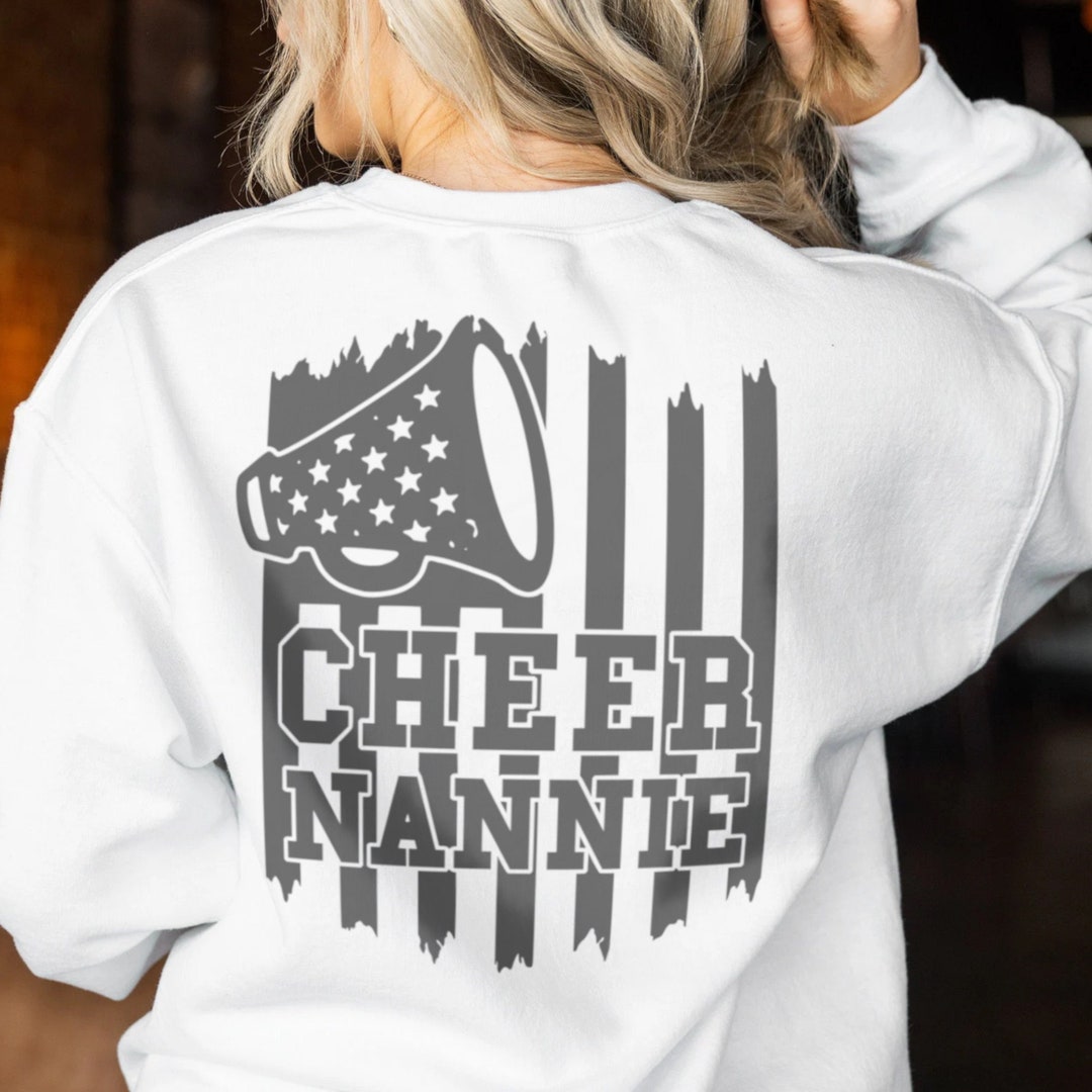Cheer Nannie SVG, Cheer Nana PNG, Cheer Grandmother Svg, Cheer Grandma ...