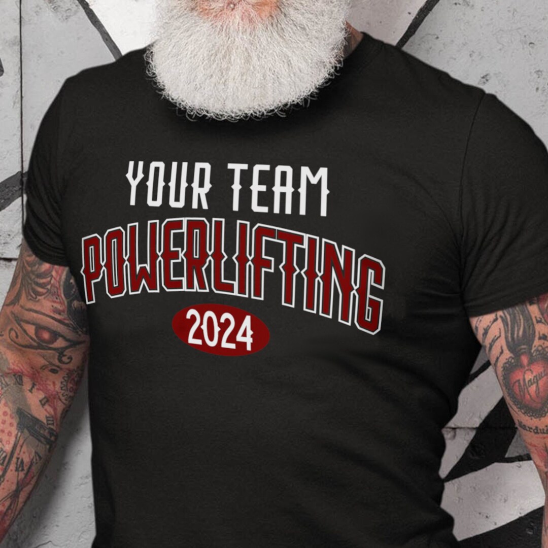 Powerlifting SVG PNG, Powerlifting Team Template SVG - Etsy