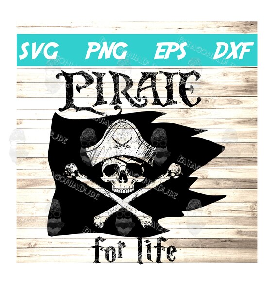 Pirate for Life SVG | Etsy