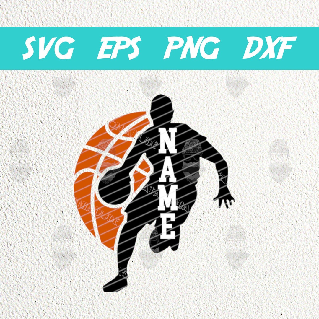 Basketball Name SVG PNG, Template SVG - Etsy Ireland