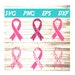 Cancer Ribbon SVG Bundle Cancer Ribbon PNG - Etsy