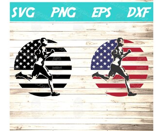 American Flag Track and Field Svg Track & Field Svg Running - Etsy