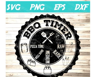 BBQ Timer SVG / Barbecue Design / Cut File / Clipart / Printable ...