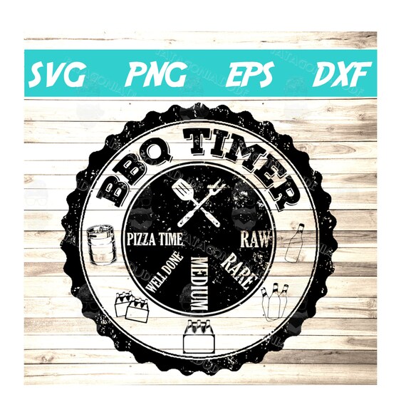 BBQ Timer SVG | Etsy