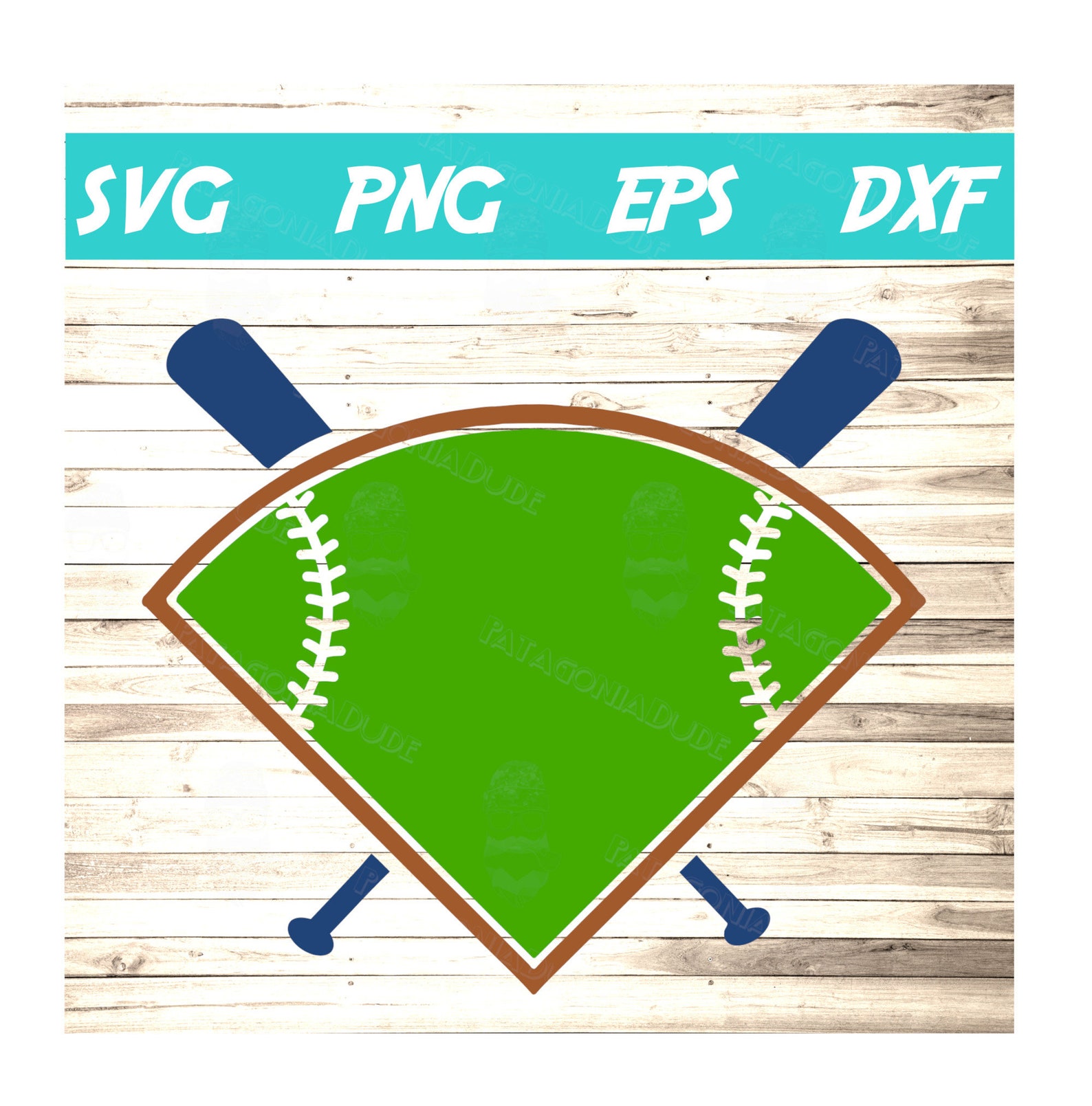 Baseball Field SVG Baseball Logo Baseball Frame - Etsy