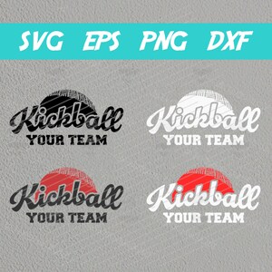 Kickball Team SVG, Kickball Team PNG - Etsy