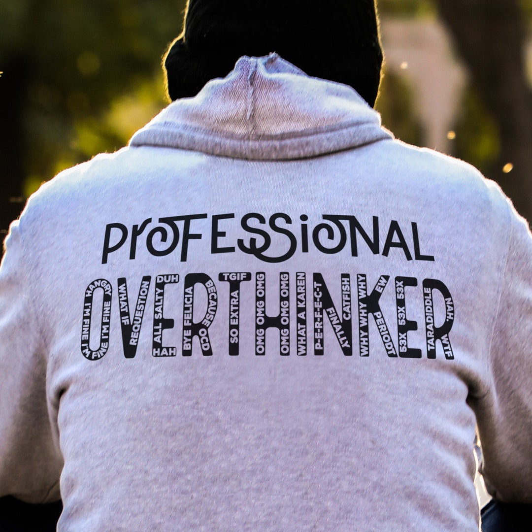 Professional Overthinker SVG - Etsy