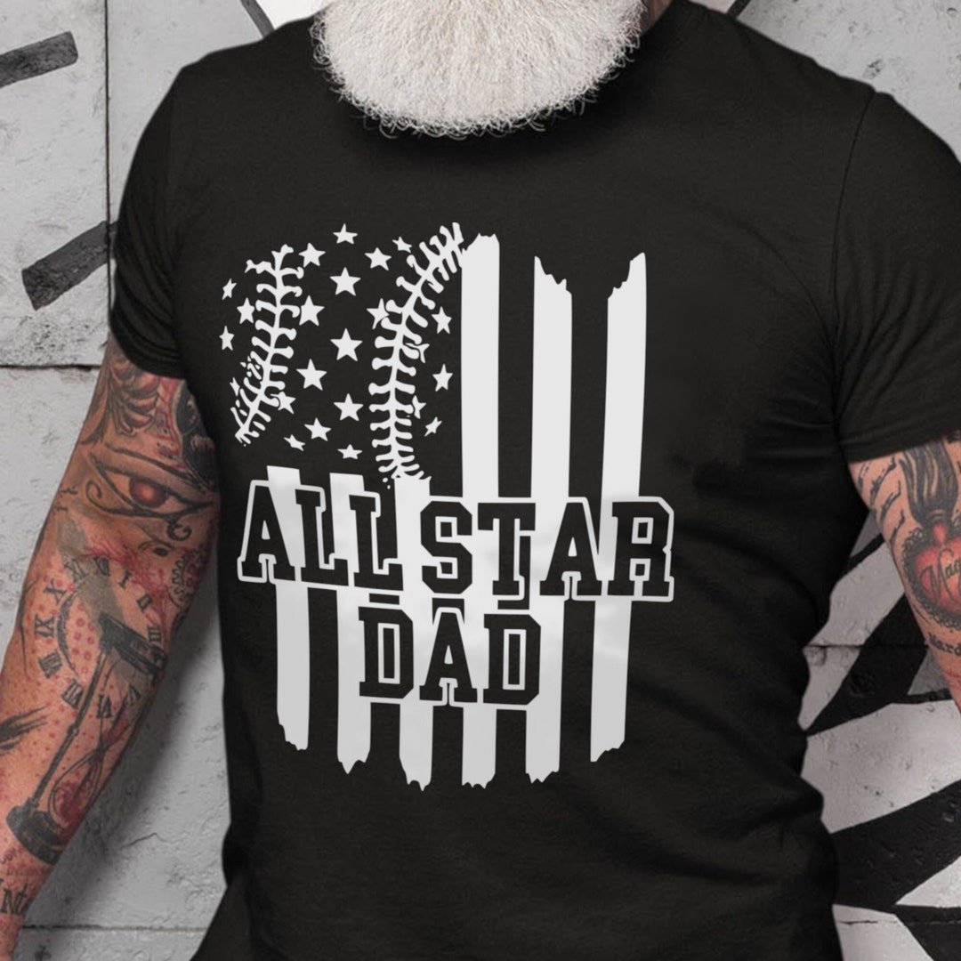All Star Dad SVG PNG, Baseball Svg, Softball Svg, Team Shirt Svg, All ...