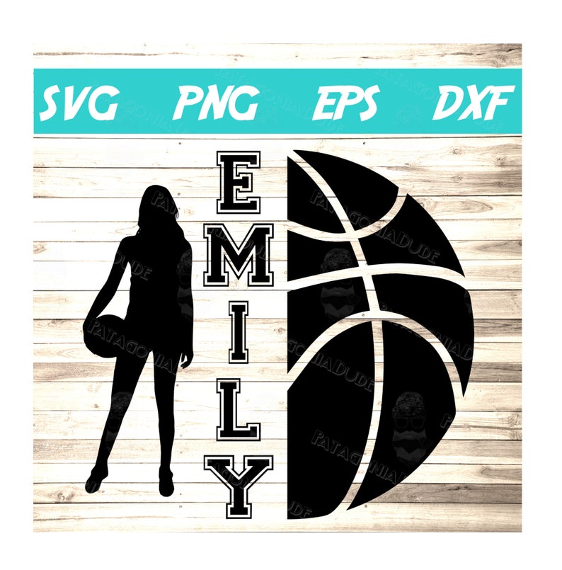 Basketball Half Girl SVG PNG - Etsy