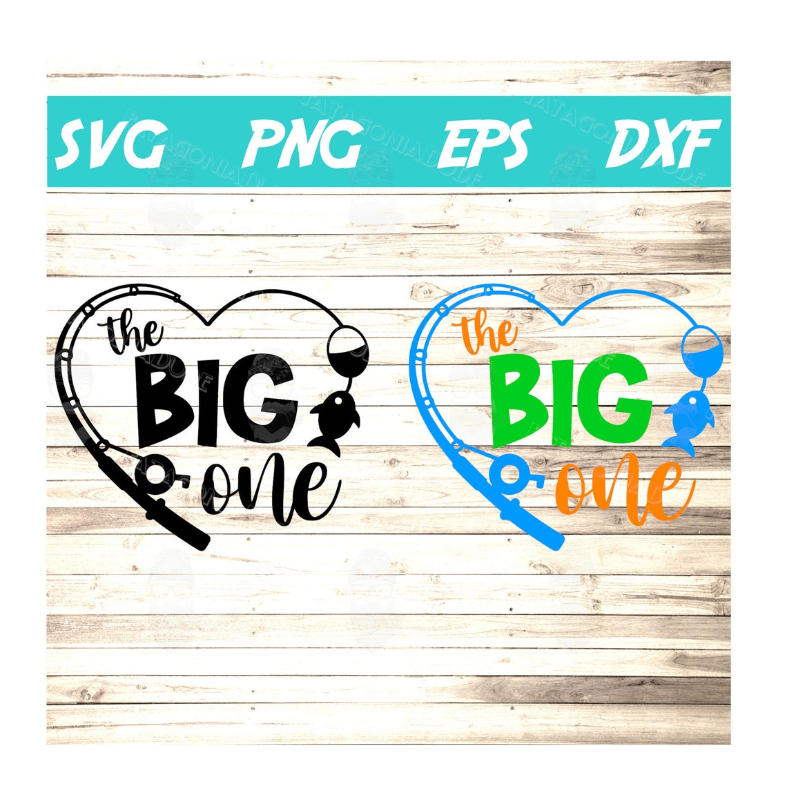 The Big One SVG Fishing 1st Birthday SVG - Etsy