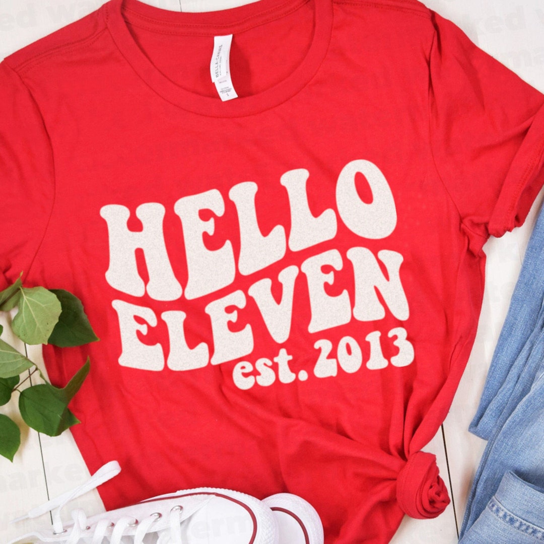 Hello Eleven SVG PNG, 11th Birthday SVG - Etsy