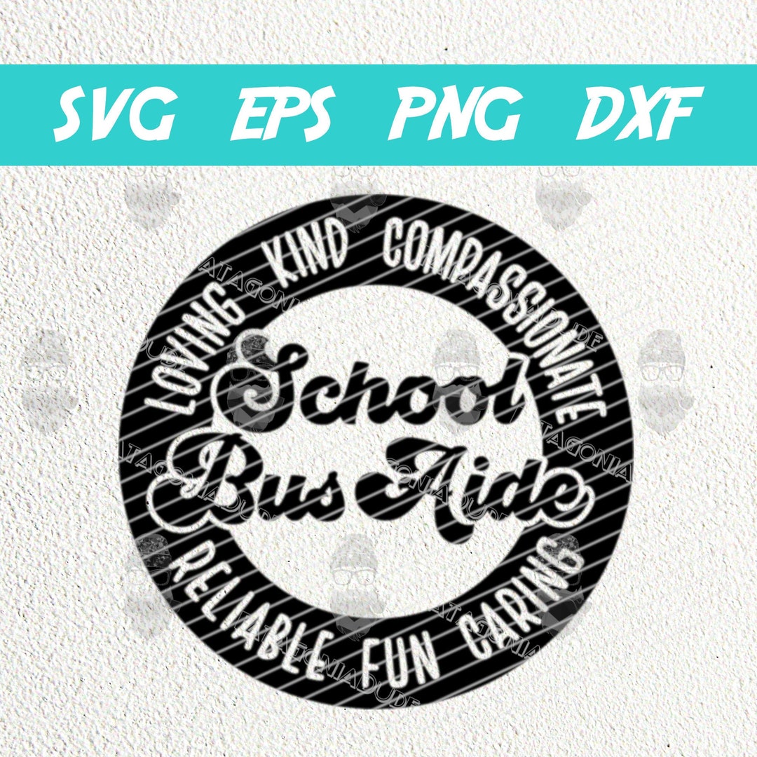 School Bus Aide SVG PNG, School Bus Aide Gifts Svg, Bus Driver Svg ...